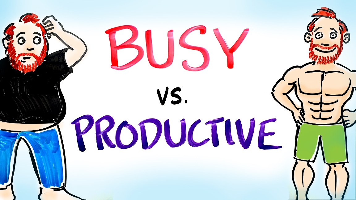 Busy vs Productive - howtube®
